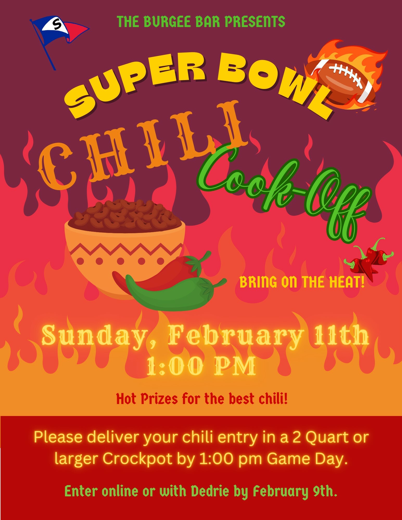 Super Bowl Party & Chili Cook Off - Events - Shoreline Yacht Club