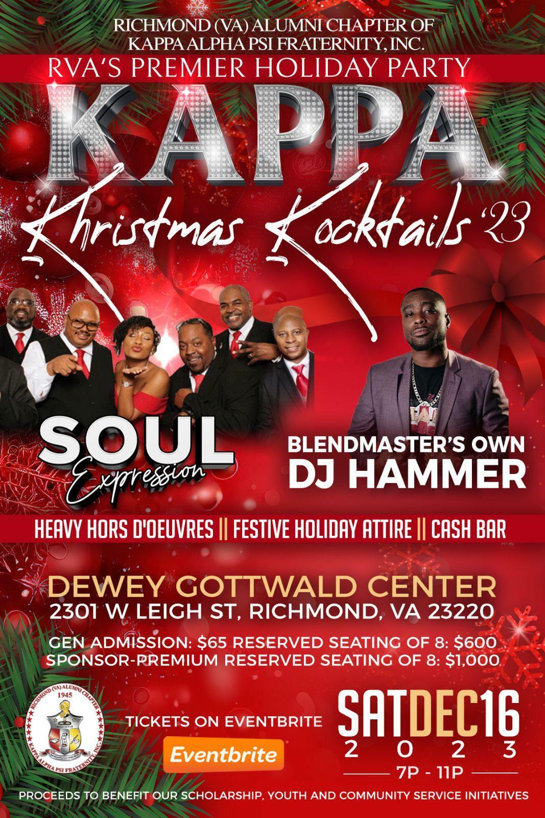 Kappa Kristmas Kocktails Party - Events - Richmond (VA ) Alumni Chapter ...
