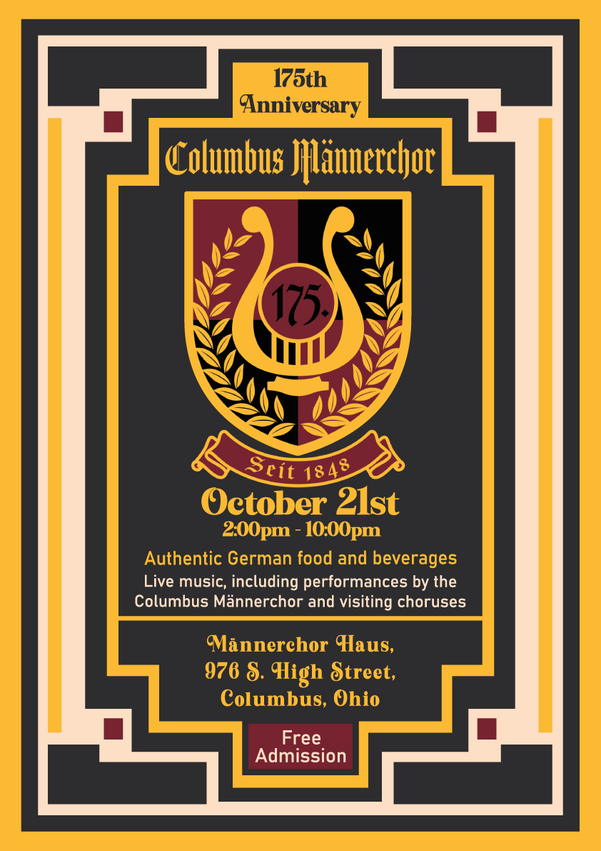 175 Year Anniversary Celebration - Events - The Columbus Männerchor