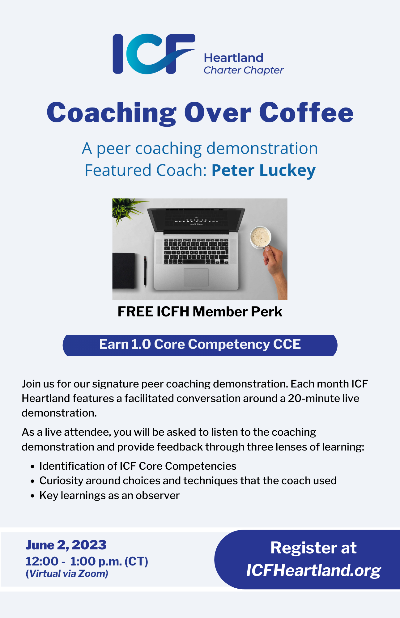 Coaching Over Coffee | Peter Luckey | June 2 - Events - ICF Heartland ...