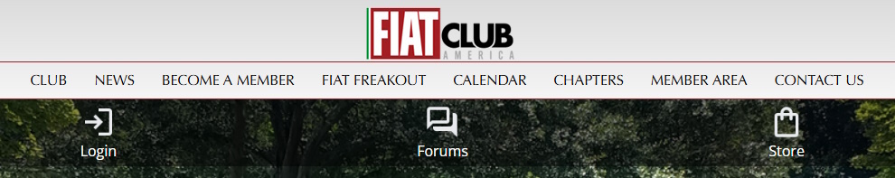 Welcome to the New FCA Website! - Fiat Club America