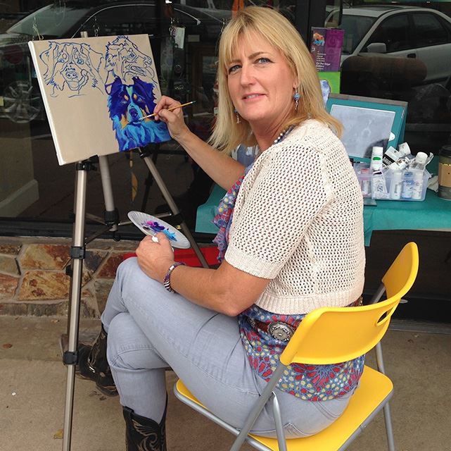 Paint Your Pet in Acrylic with Kelly Bowman - Events - Grand Art Club