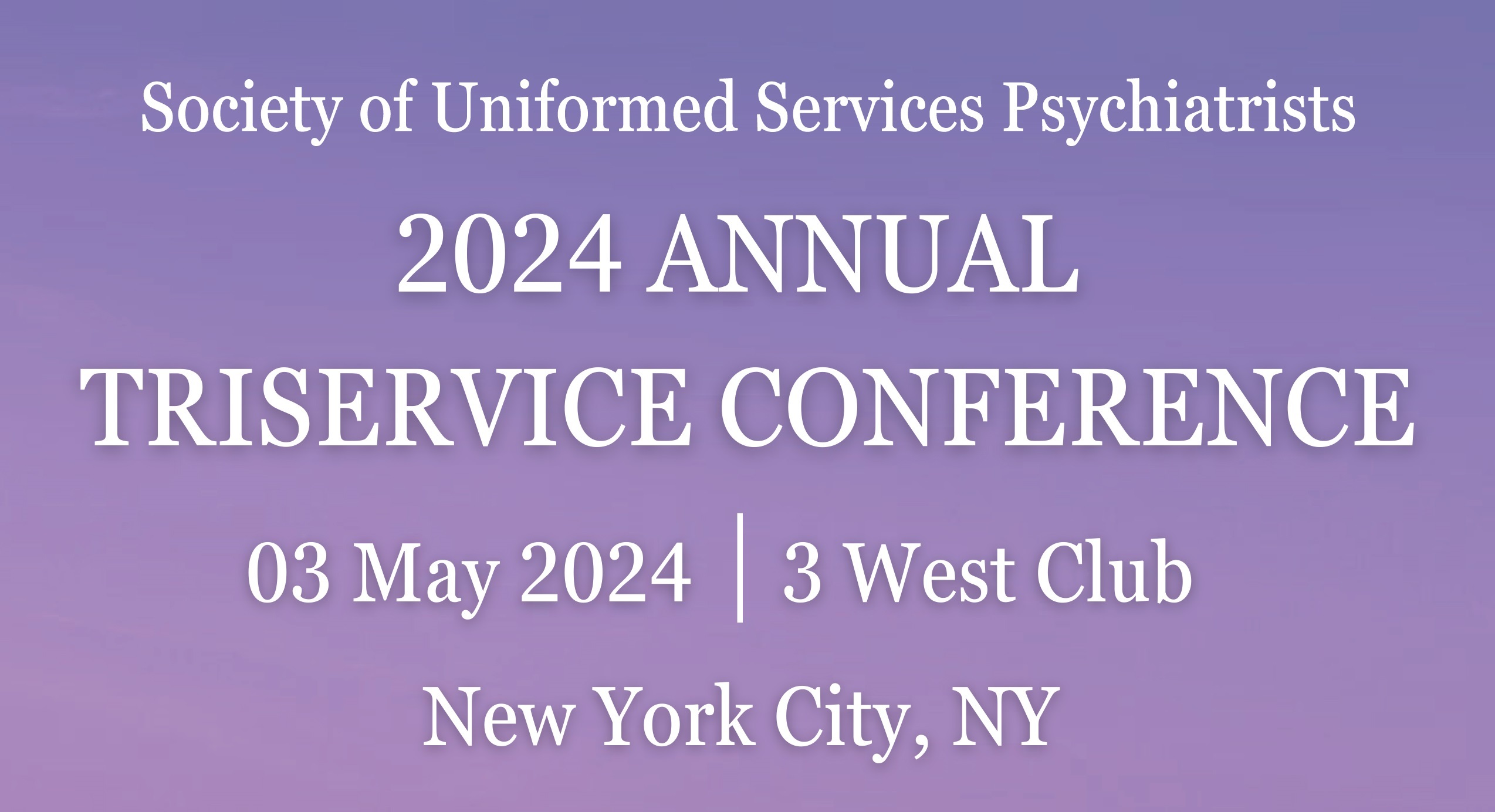 SUSP Annual Triservice Conference 2024 - Events - Society of Uniformed ...
