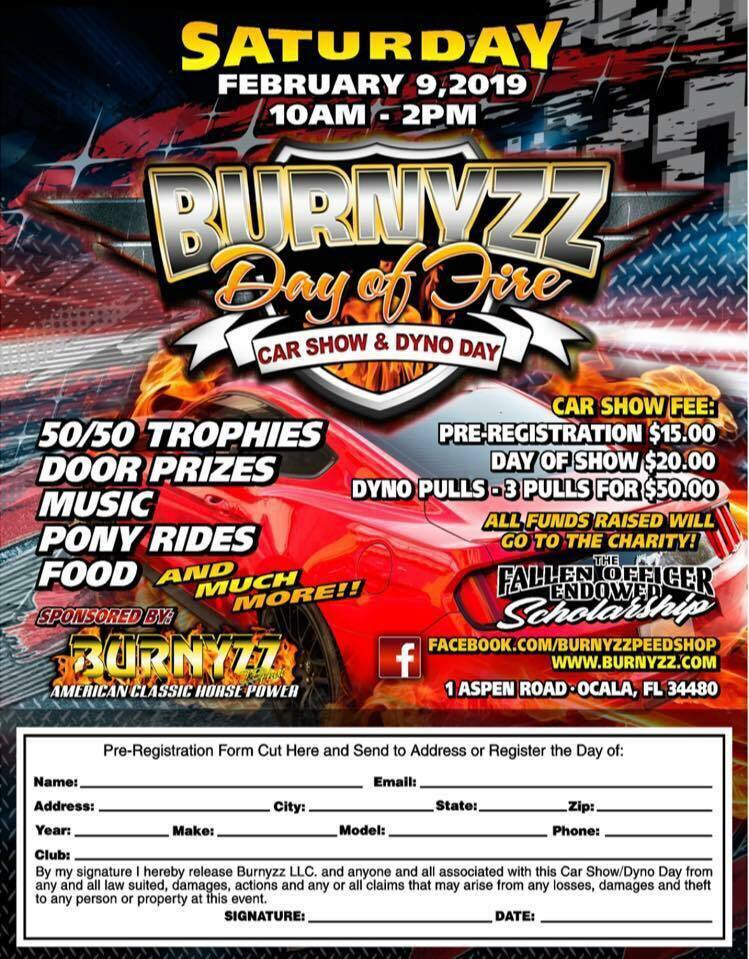 Burnyzz Day Of Fire Car Show & Dyno - Events - Village Vettes Corvette Club
