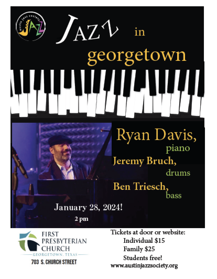Georgetown Sunday Afternoon Concert - The Ryan Davis Trio - Events ...