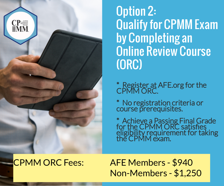 NOTICE: Until further notice, ALL CPMM courses will be offered as an ...