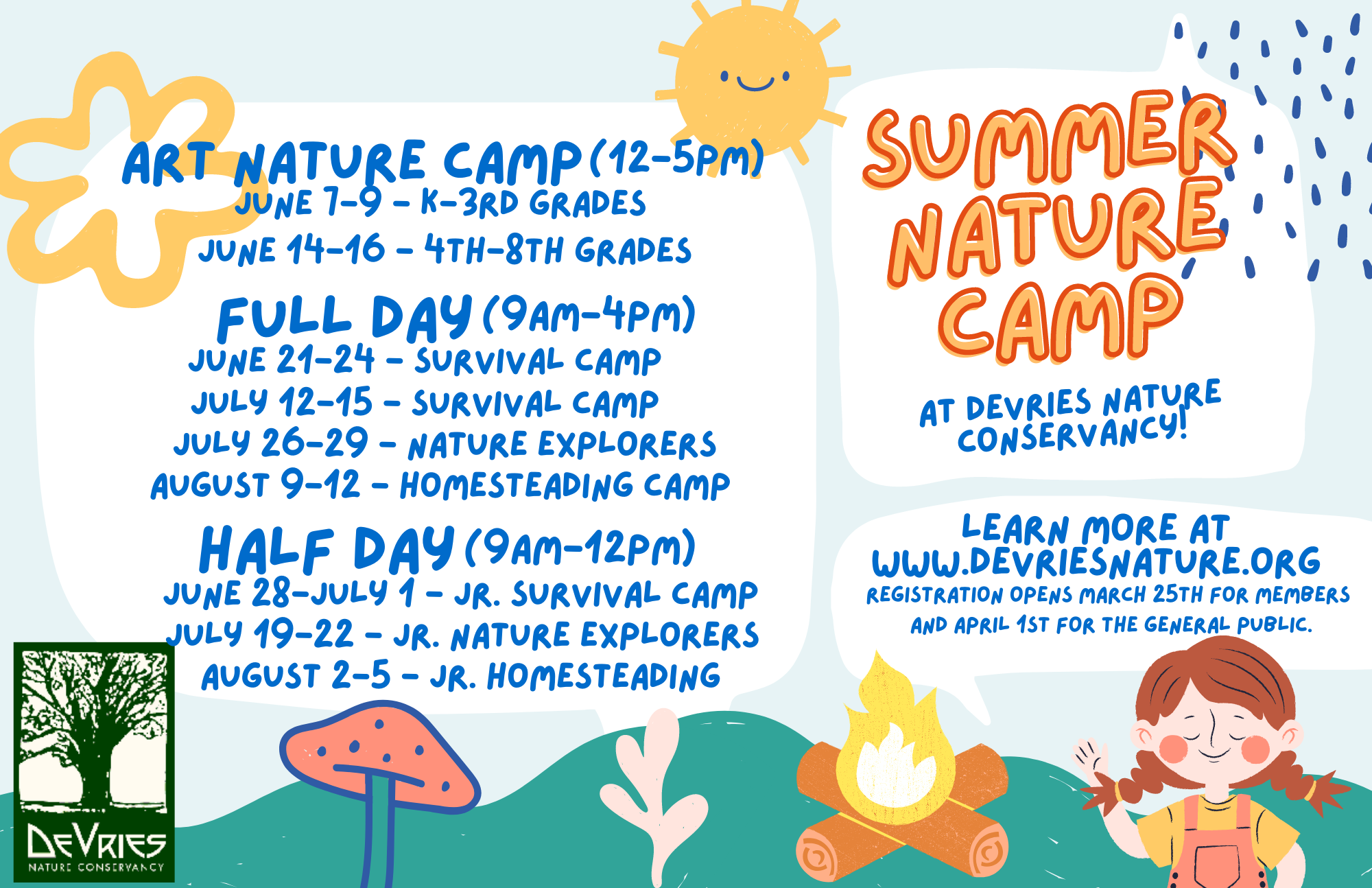 Nature Camps - DeVries Nature Conservancy
