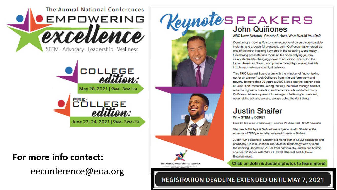 College-age conference: https://eoa.clubexpress.com/eeconfcollege