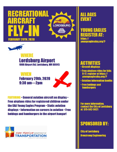 Lordsburg Fly In - Events - New Mexico Pilots Association