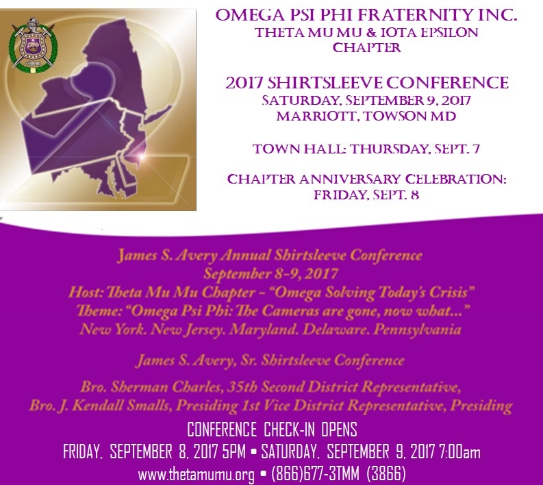 2017 Shirtsleeve Conference - Second District, Omega Psi Phi Fraternity ...