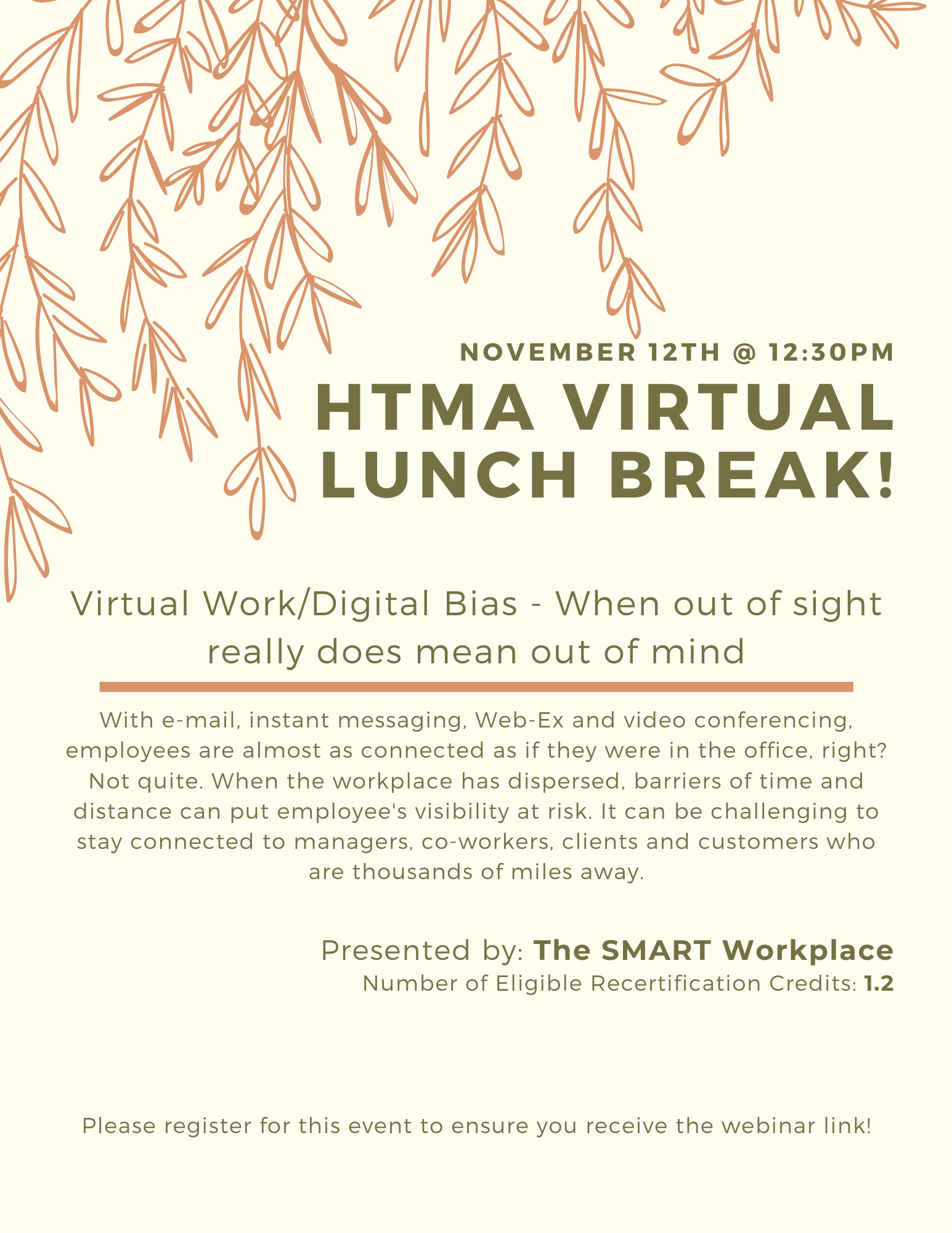 HTMA - Virtual Lunch Break - Events - Houston Treasury Management ...