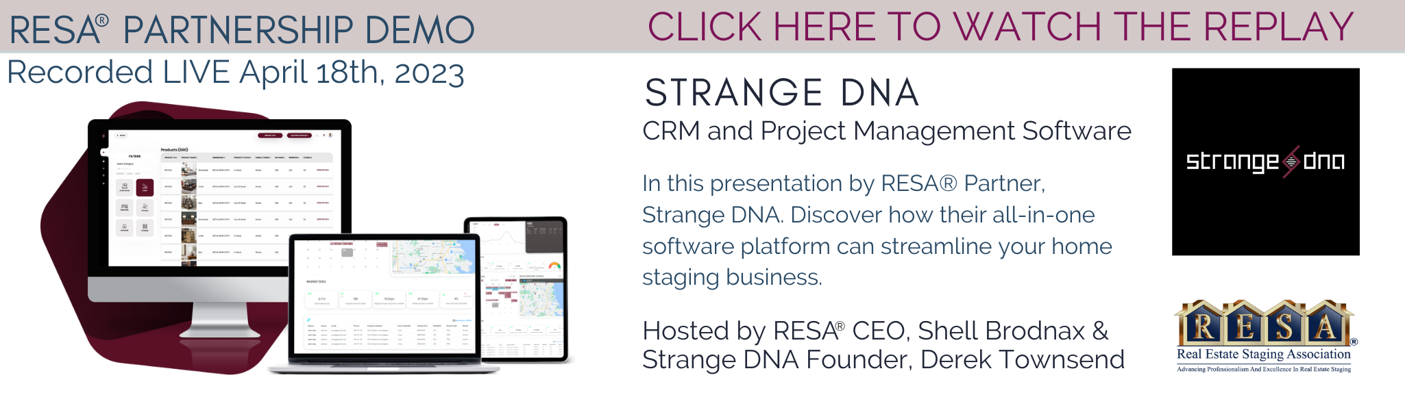RESA Webinar Schedule - RESA