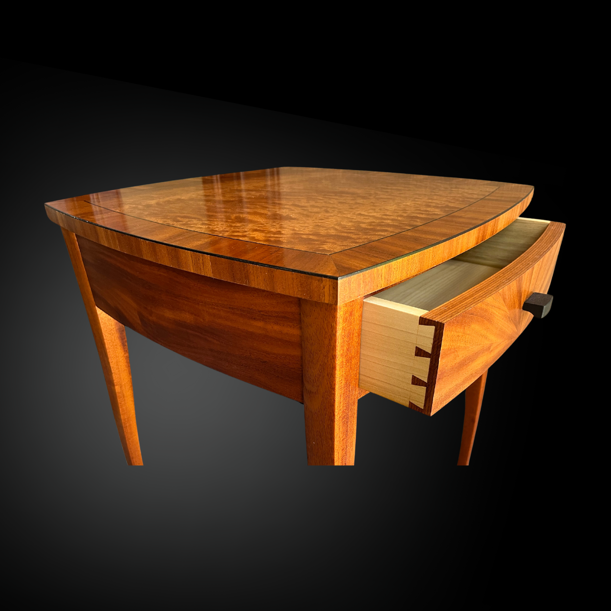 Tom McLaughlin: techniques for a Bowfront Sofa End Table - LOOK FOR RWS ...