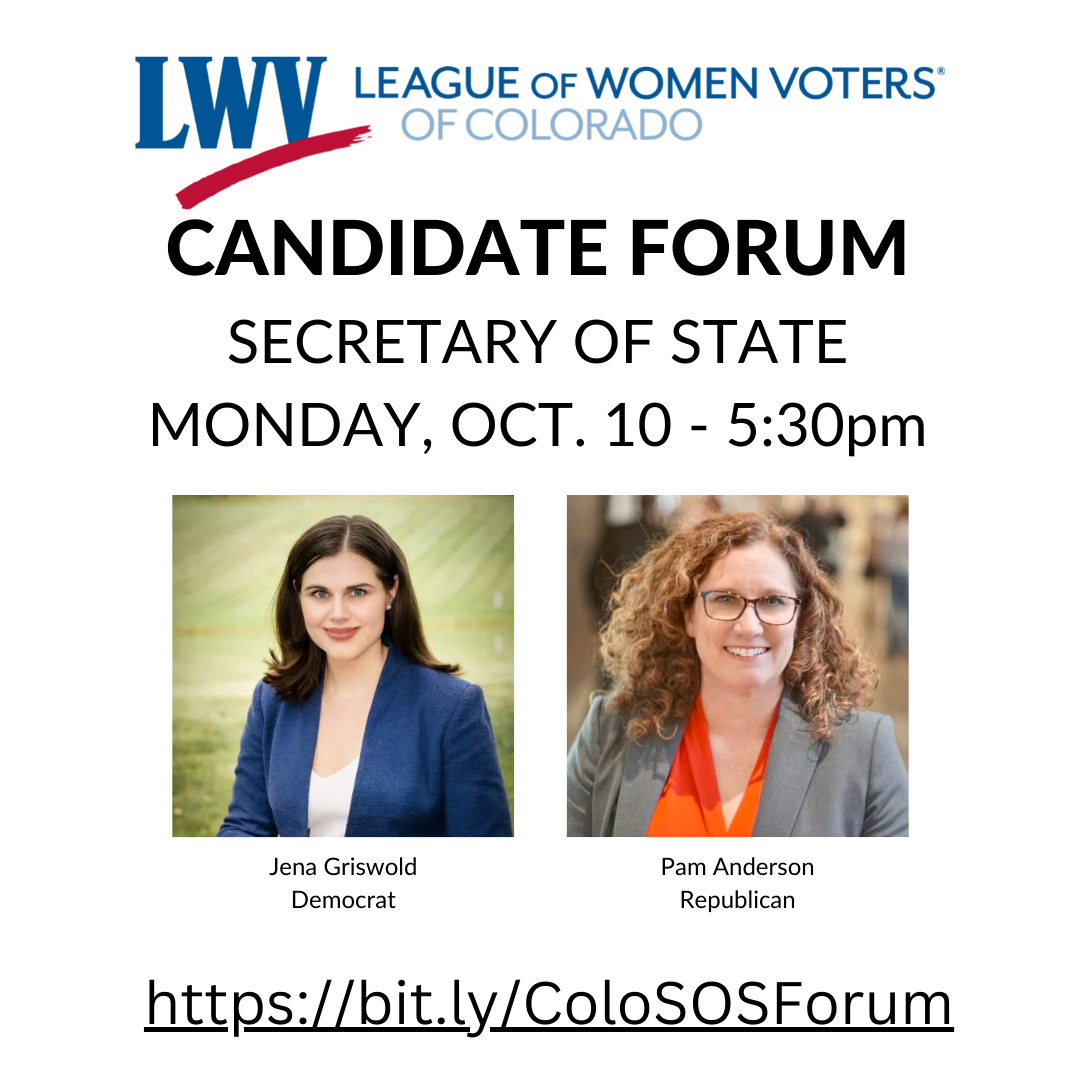 Secretary of State Candidate Forum - Events - League of Women Voters of ...
