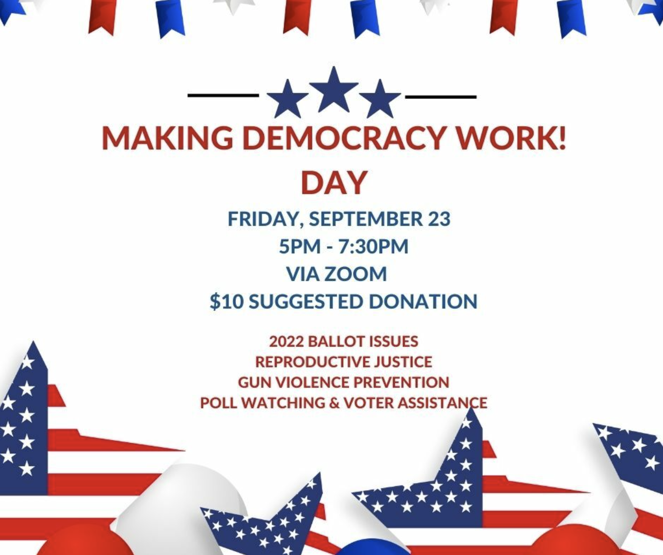 Making Democracy Work! Day - Events - League of Women Voters of Colorado