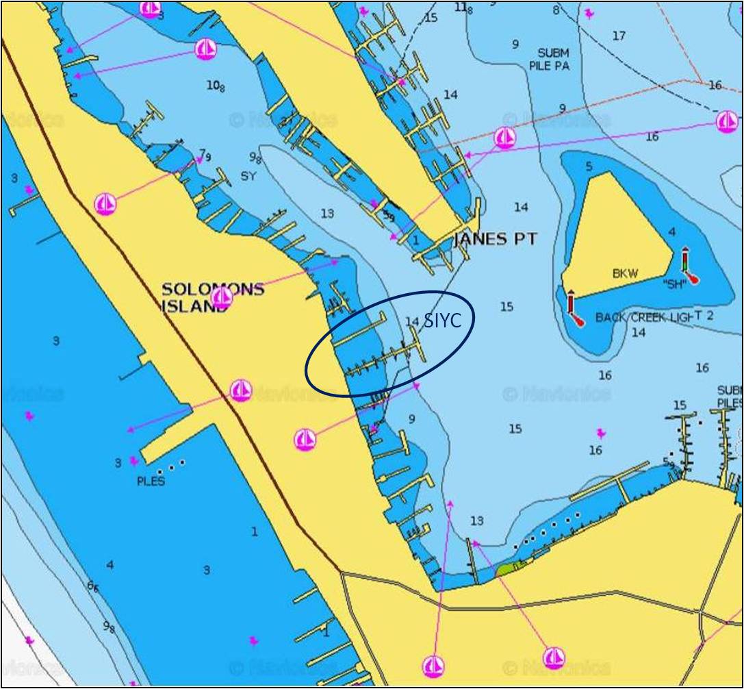 Marina Schematics - Solomons Island Yacht Club