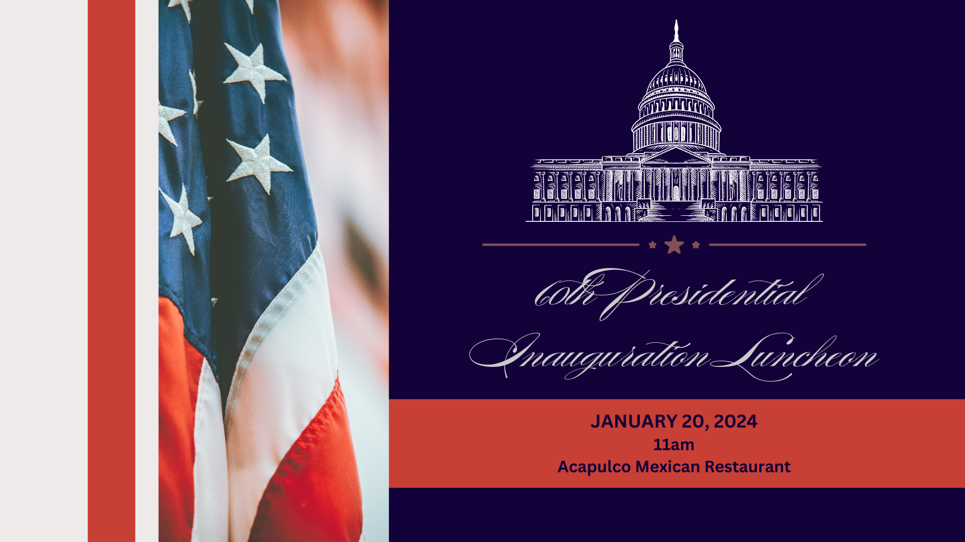 60th Presidential Inauguration Luncheon - Events - Republican Women of ...