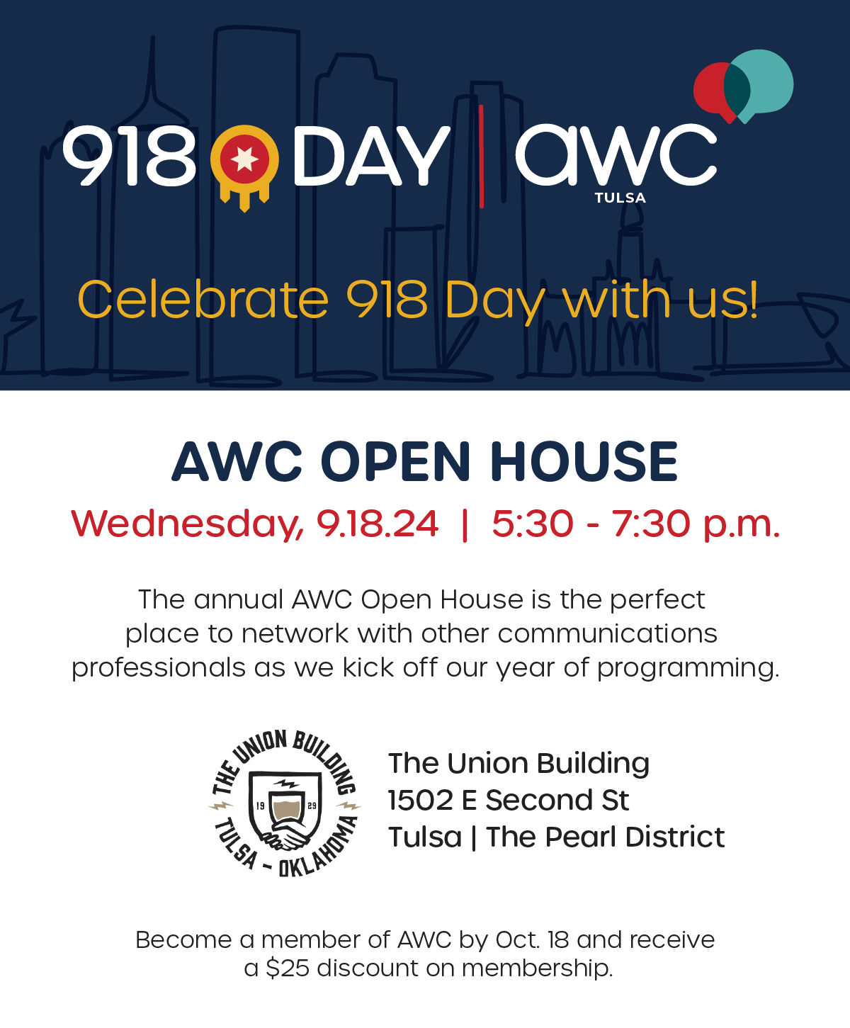 AWC Open House - Events - Association for Women in Communications Tulsa