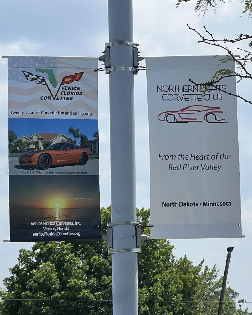 2023 VFC Banner Flying at the National Corvette Museum - Venice Florida ...