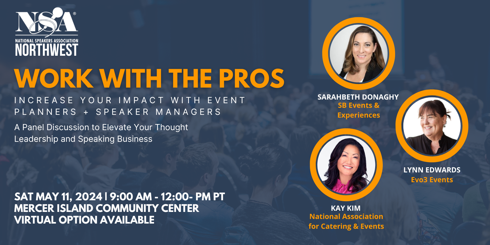 Work with the Pros - Events - NSA Northwest