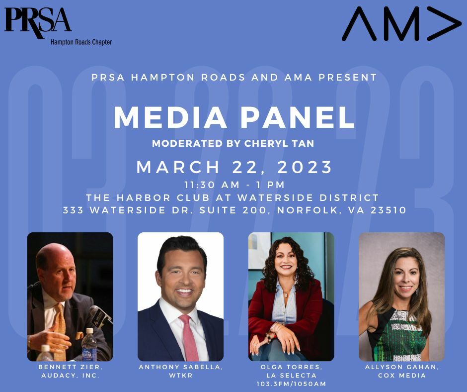 PRSA and AMA Media Panel - Events - PRSA Hampton Roads