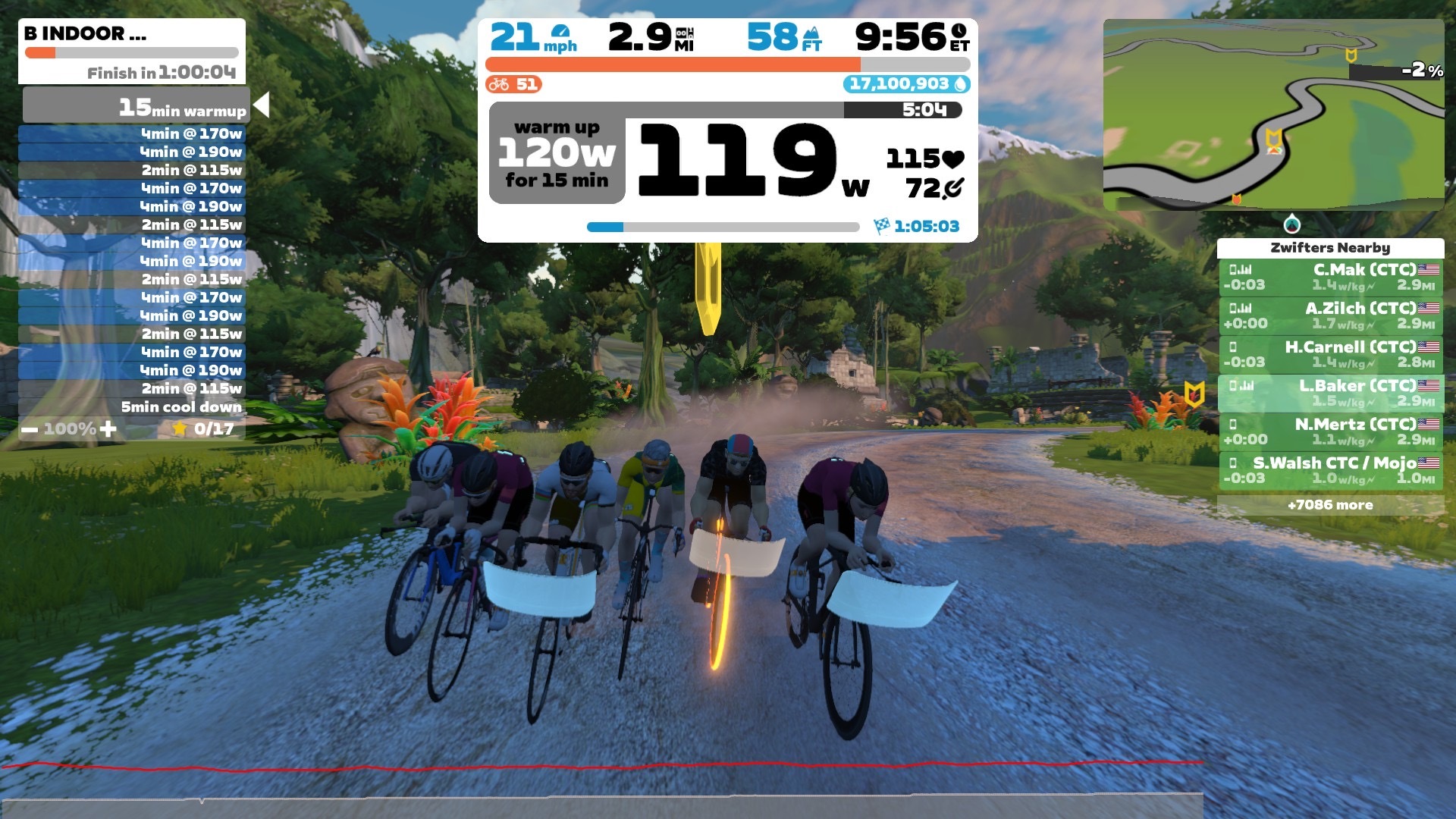 ChillBilly Zwift Ride Wednesday - Events - Cincinnati Triathlon Club