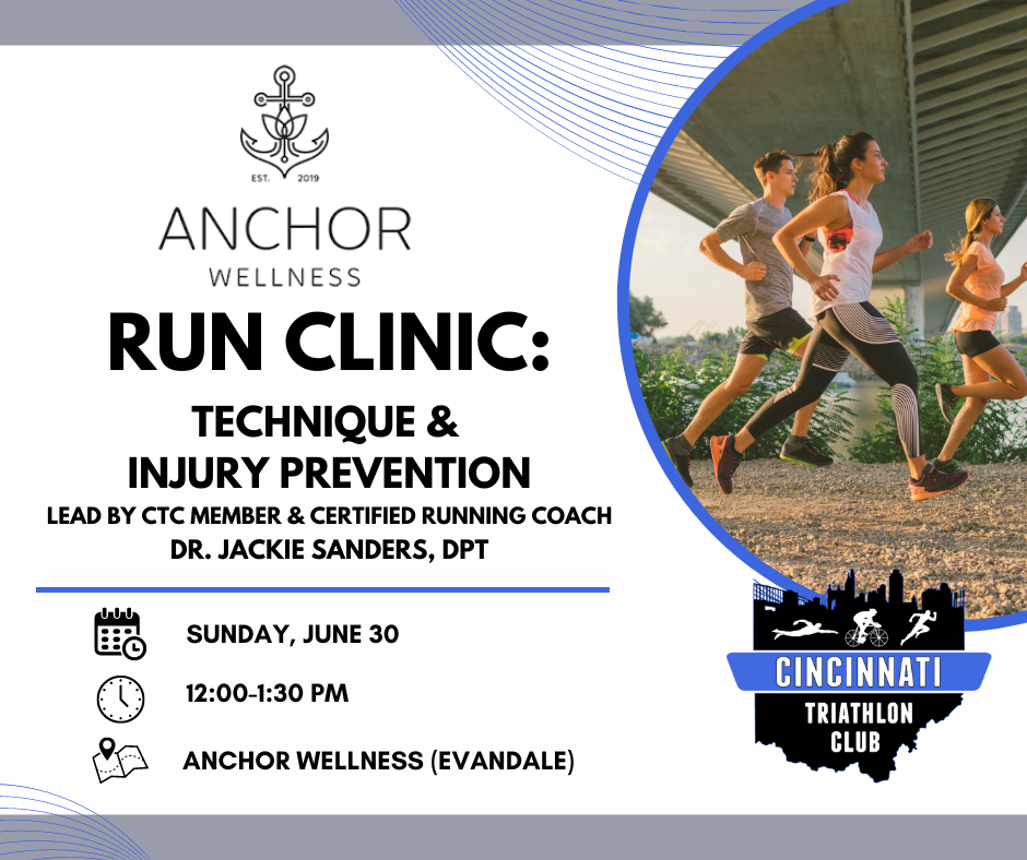 Run Clinic with Anchor Wellness - Events - Cincinnati Triathlon Club