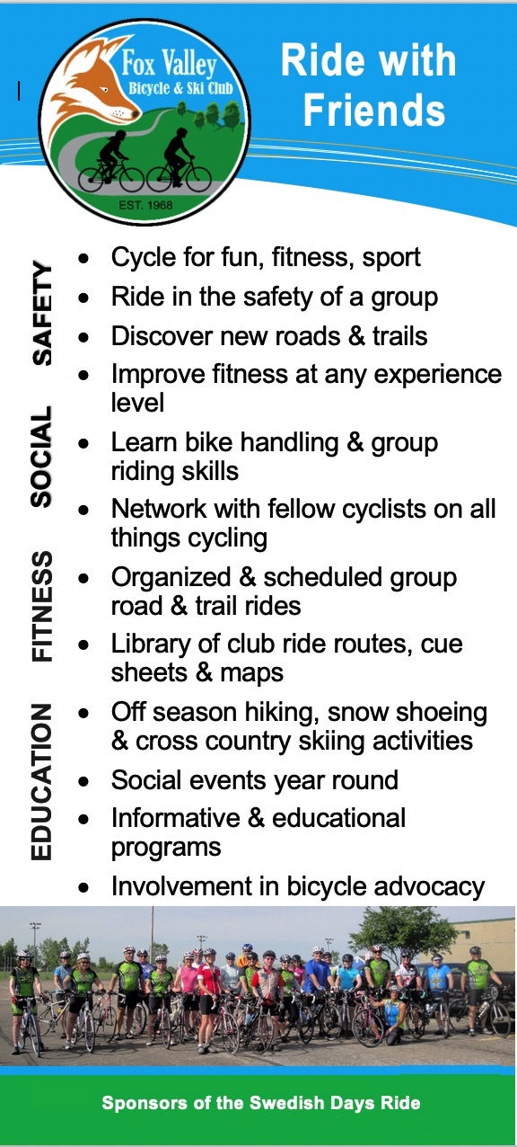 Fox Valley Bicycle and Ski Club - Fox Valley Bicycle & Ski Club