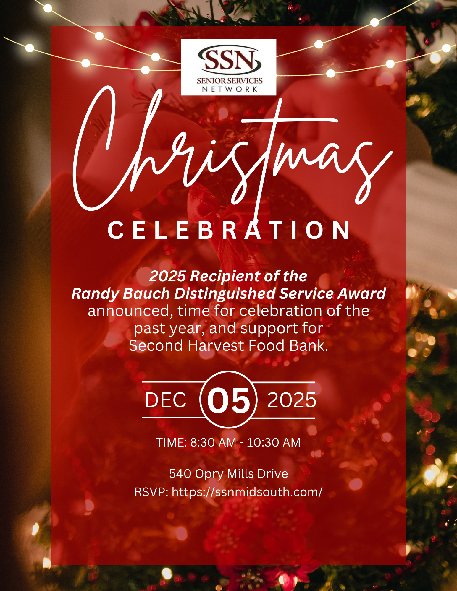 Senior Services Network Christmas Celebration 2025 - Events - Senior ...