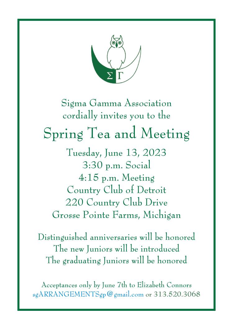 Spring Tea Invite 2023