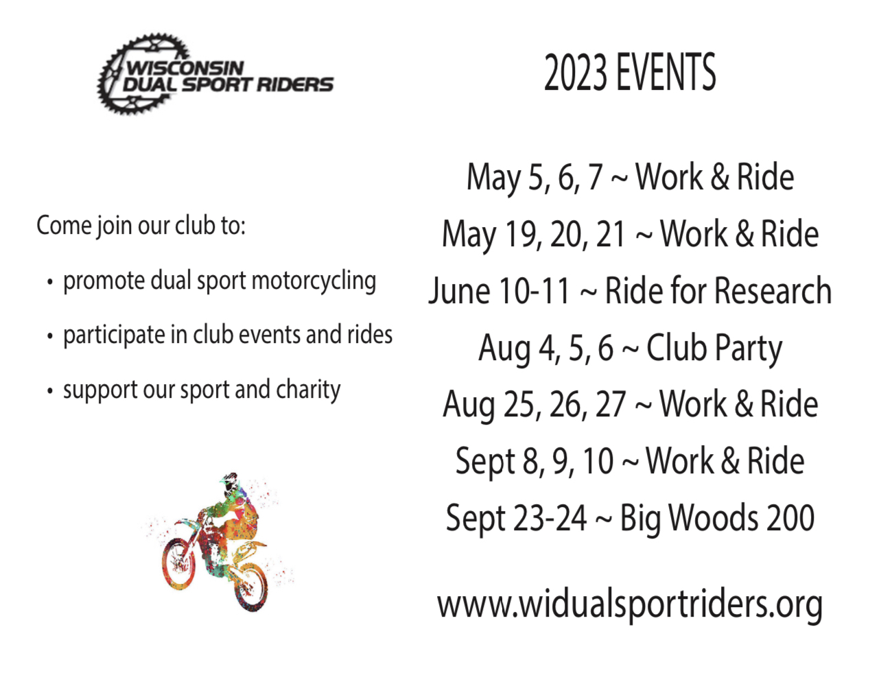 Home - Wisconsin Dual Sport Riders