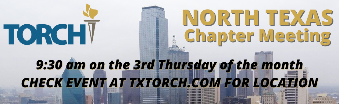 North Texas TORCH Chapter Meeting - Events - Texas Organization of ...