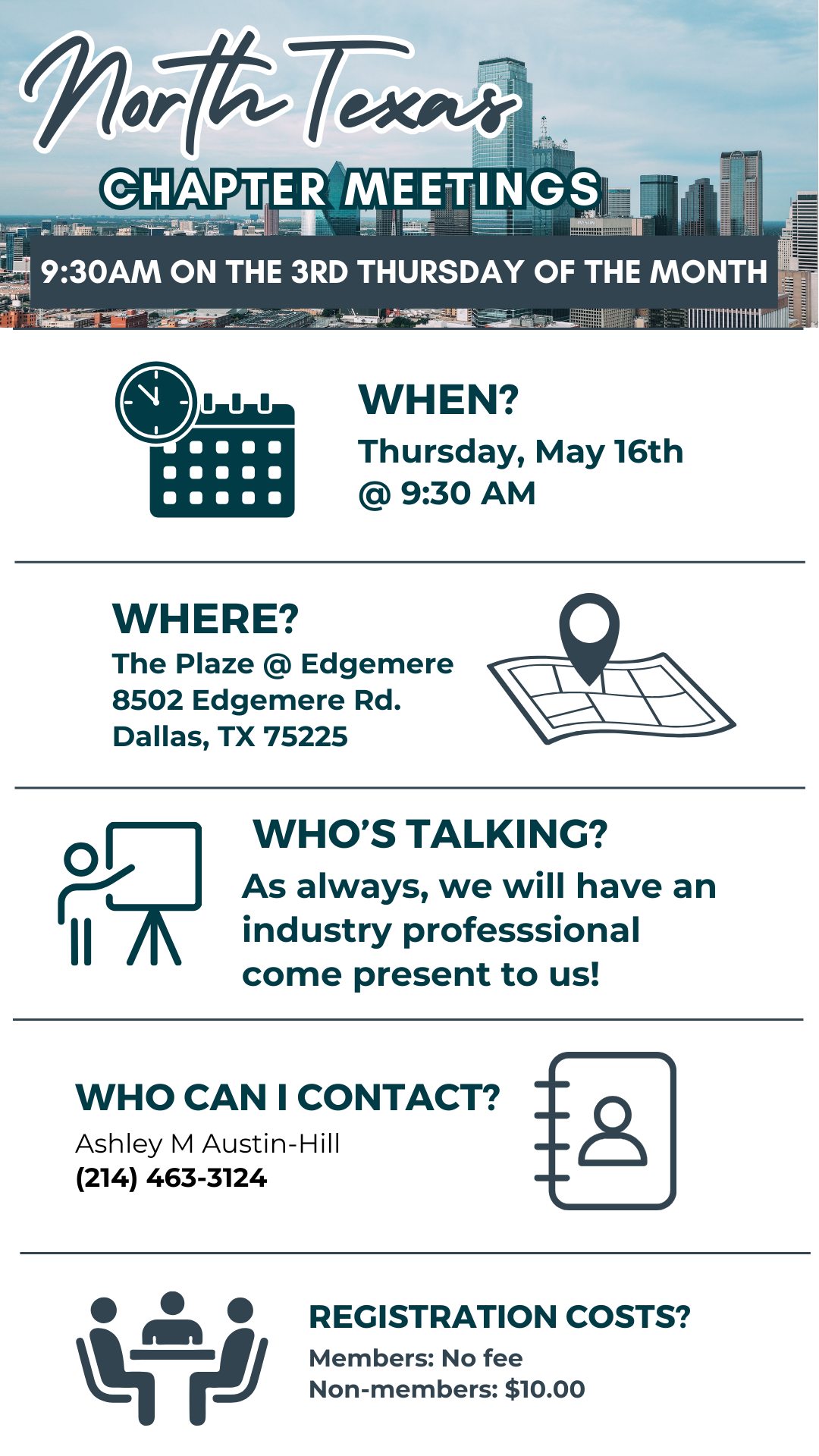 North Texas TORCH Chapter Meeting - Events - Texas Organization of ...