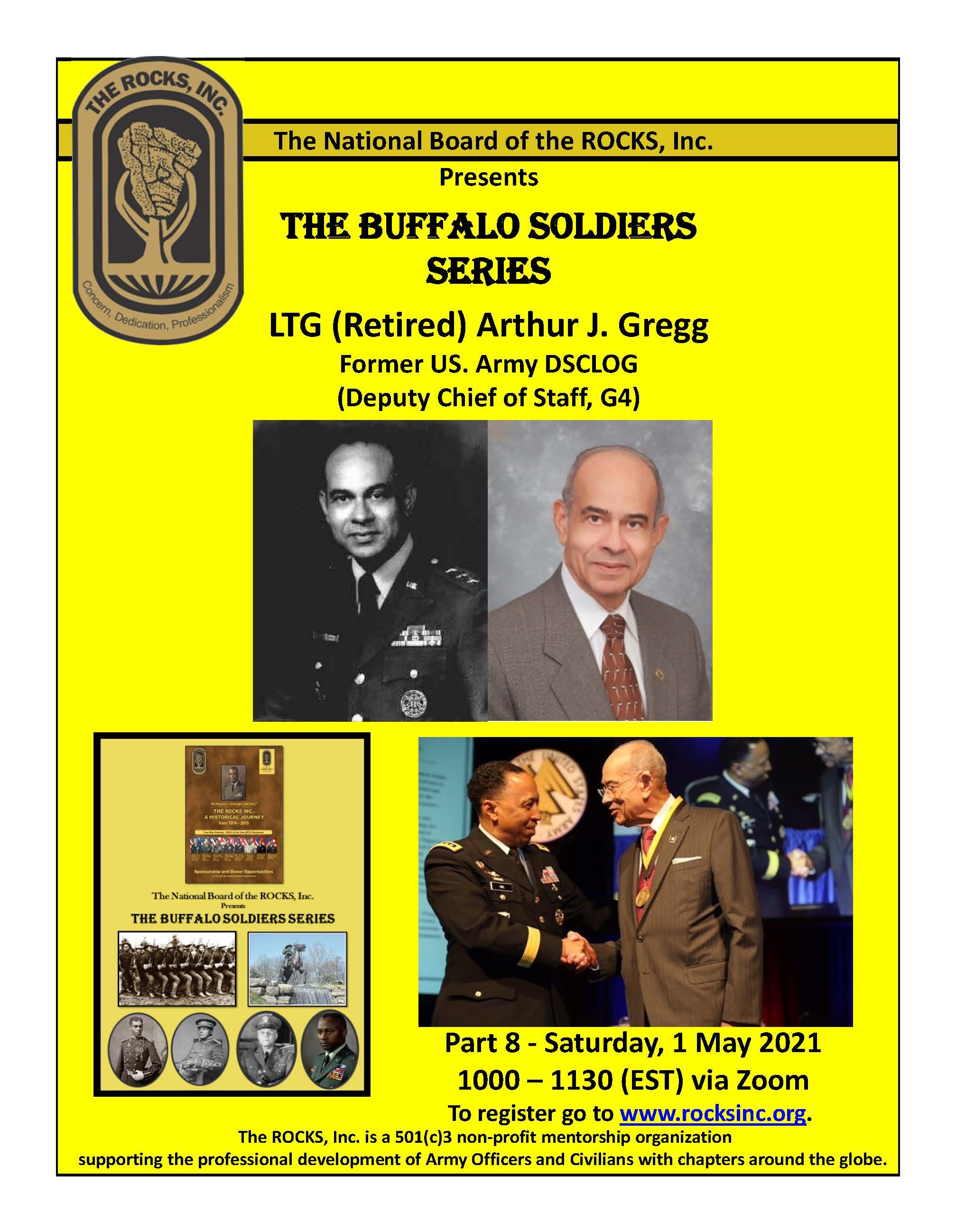 ROCKS, Inc. Buffalo Soldier Series - LTG(R) Arthur Gregg - Events - The ...