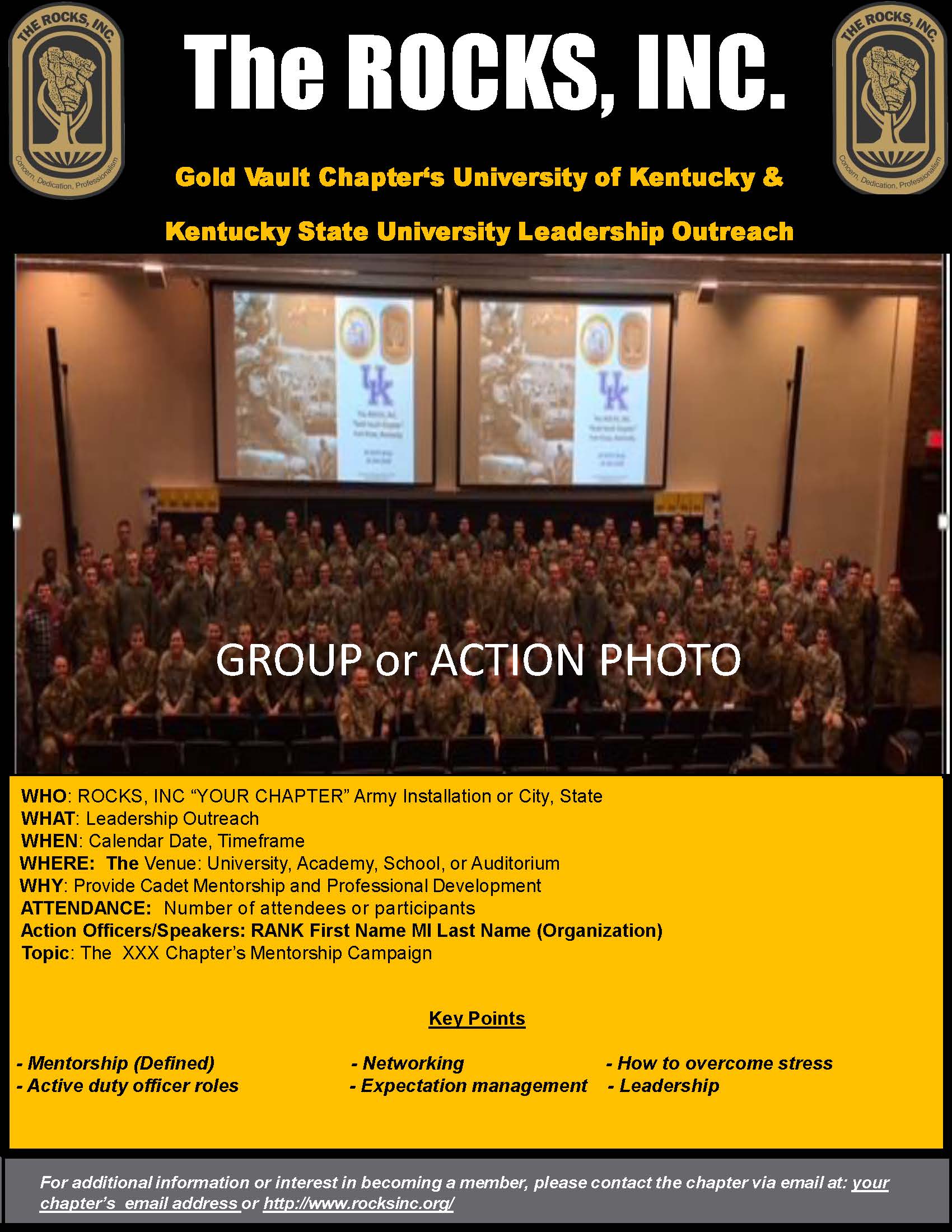 ROCKS Information - The National Board of the ROCKS, Inc.