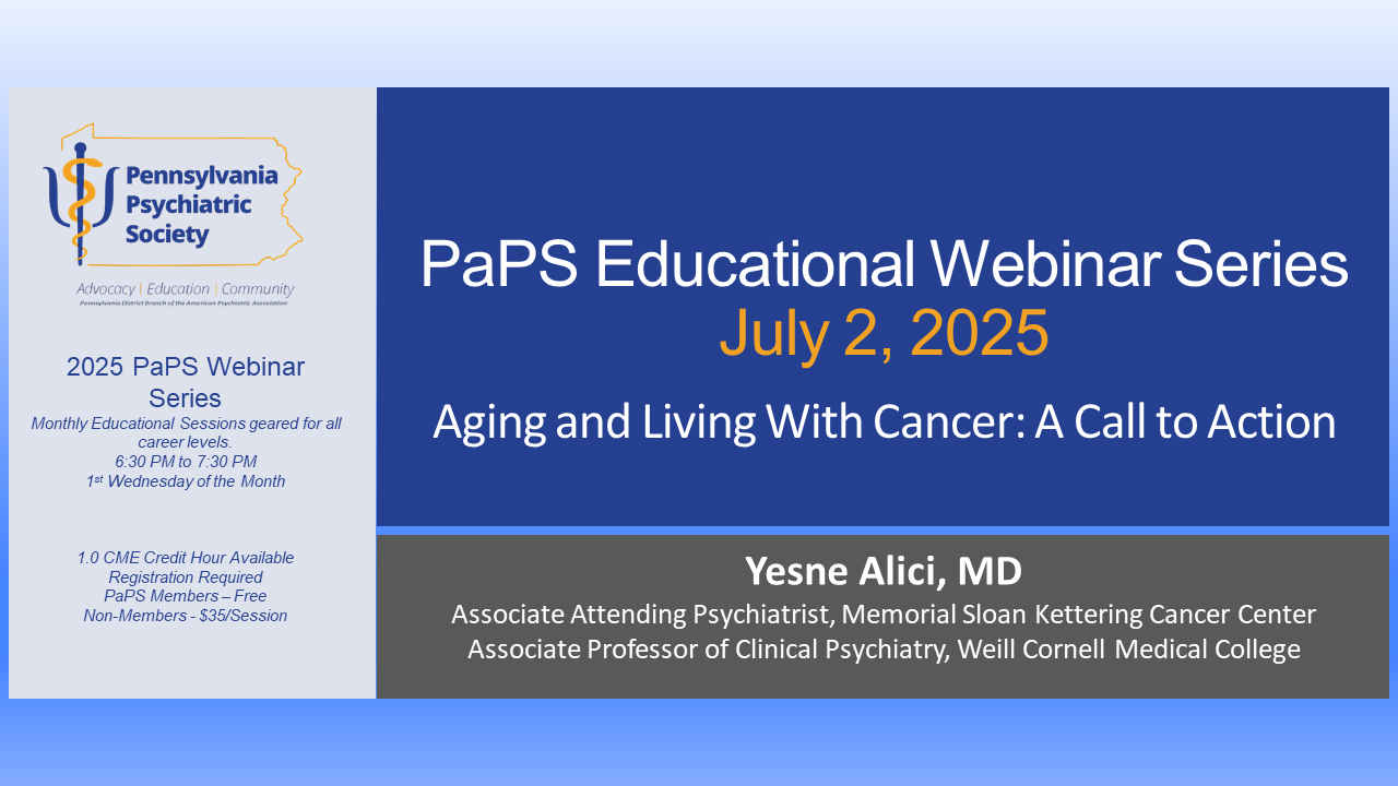 PaPS Webinar: Aging and Living With Cancer: A Call to Action - Events ...