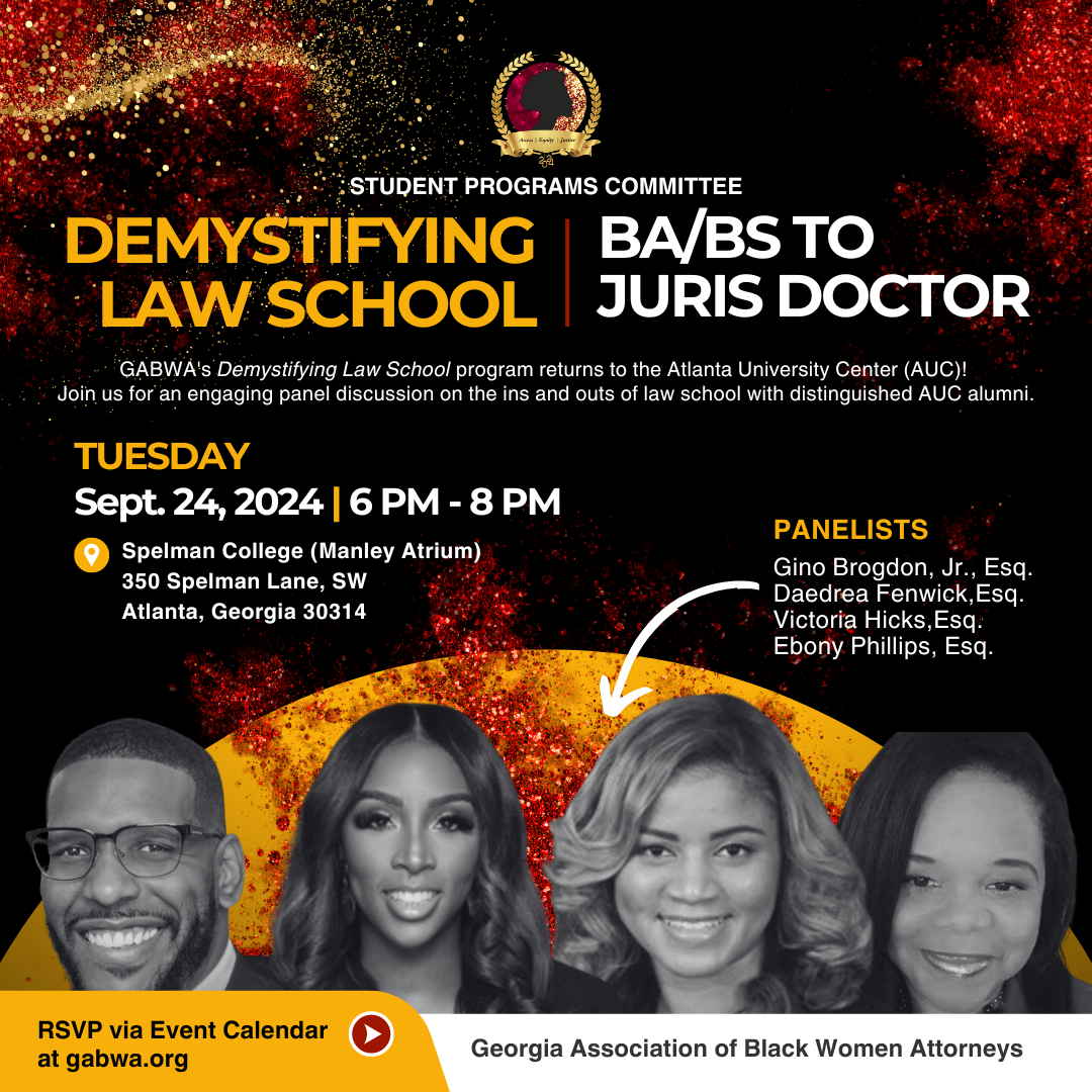 "Demystifying Law School: BA/BS To Juris Doctor'' - Events - Georgia ...