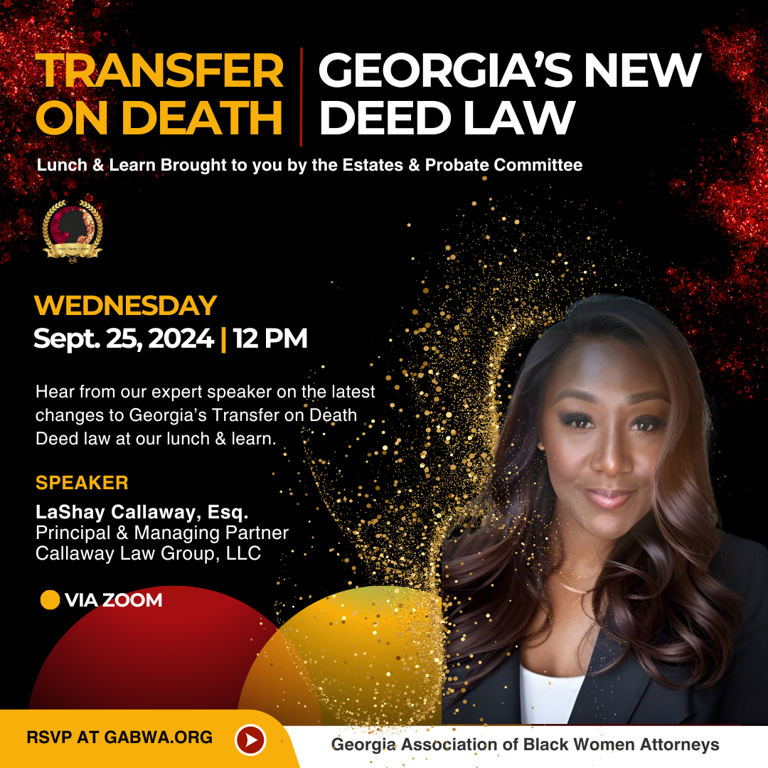 Lunch & Learn "Understanding Georgia's New Transfer on Death Deeds ...