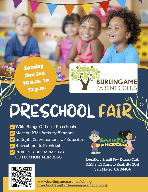 Burlingame Parents' Club Preschool Fair - Events - Burlingame Parents' Club