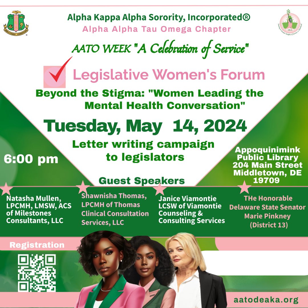 Women Leading the Mental Health Conversation Legislative Forum & Letter Writing Campaign ...