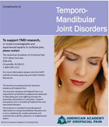 TMJ Disorders Brochure