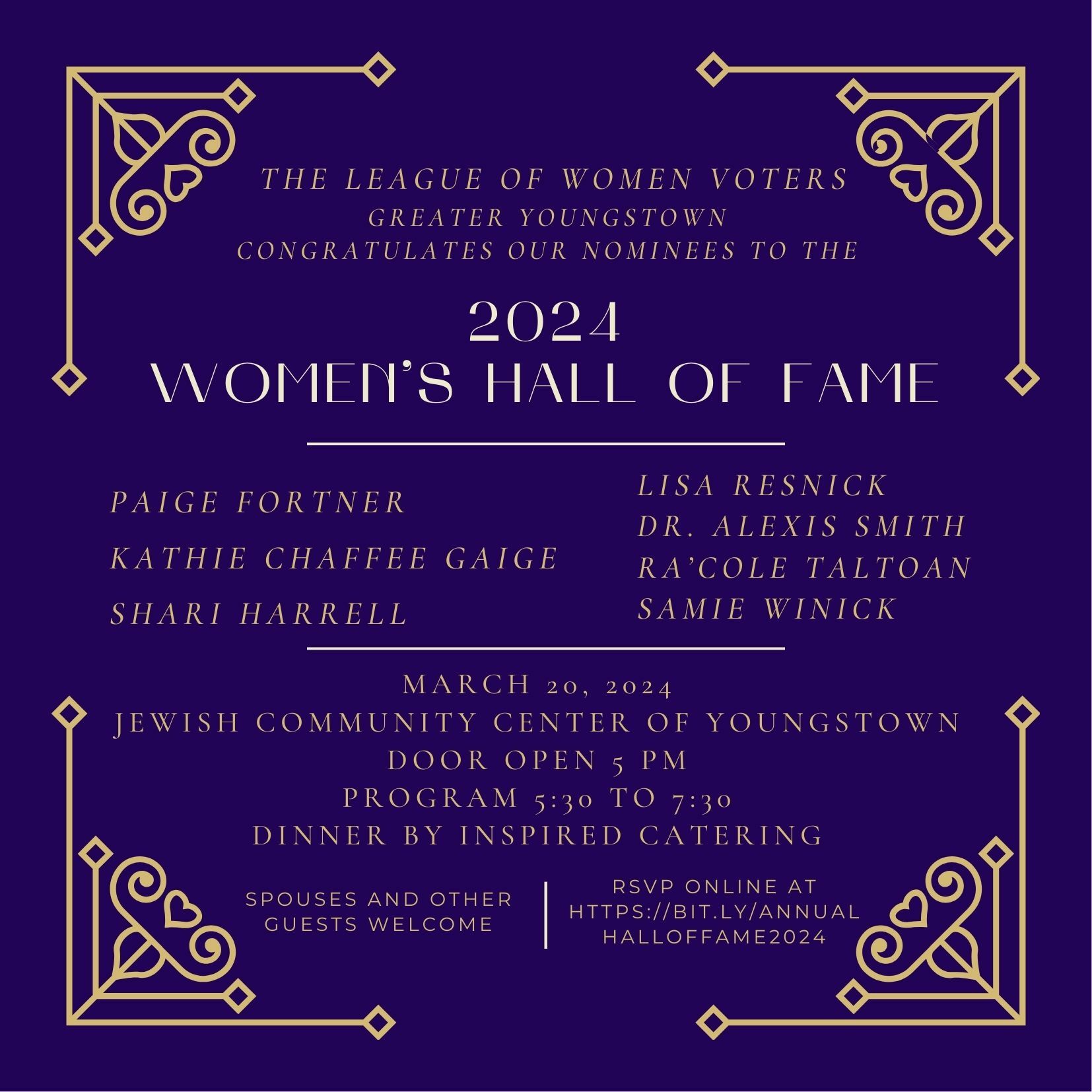 Women's Hall of Fame - League of Women Voters Greater Youngstown