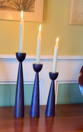 Mid Century Modern Candlesticks Demonstration by George McMurdy ...