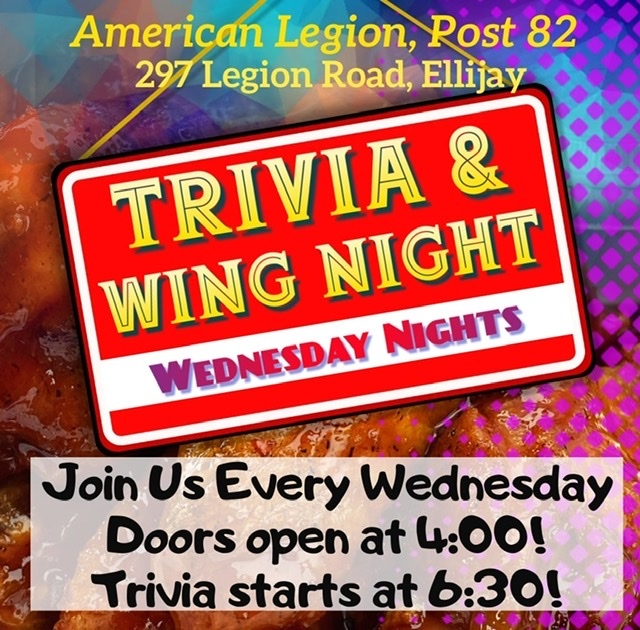 Trivia night at the Legion - EMC EVENTS - Ellijay Mountain Cruisers Inc ...