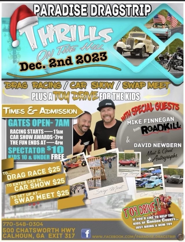 Thrills on the hill - Paradise Drag Strip - EMC EVENTS - Ellijay ...