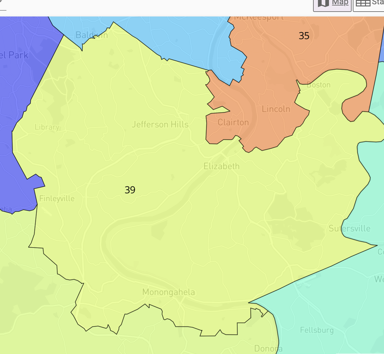 PA Legislative districts and representatives in Allegheny County ...