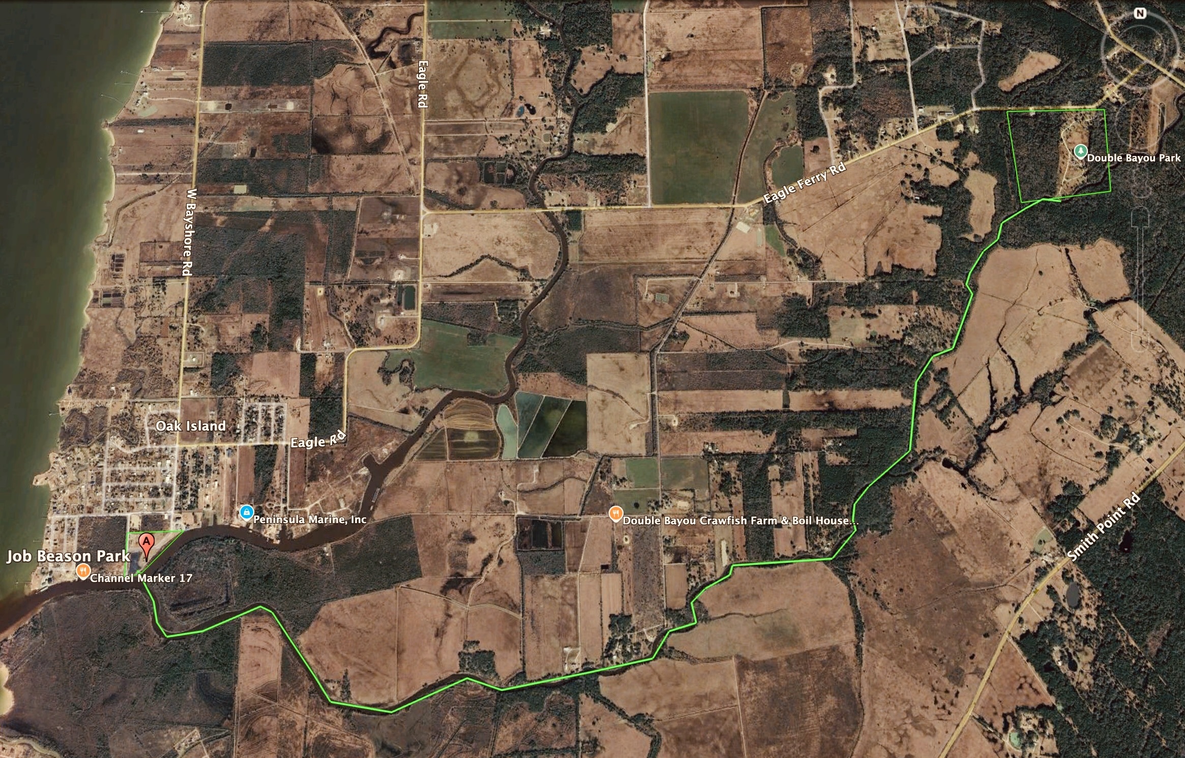 Double Bayou - East Fork - Events - Houston Association of Sea Kayakers