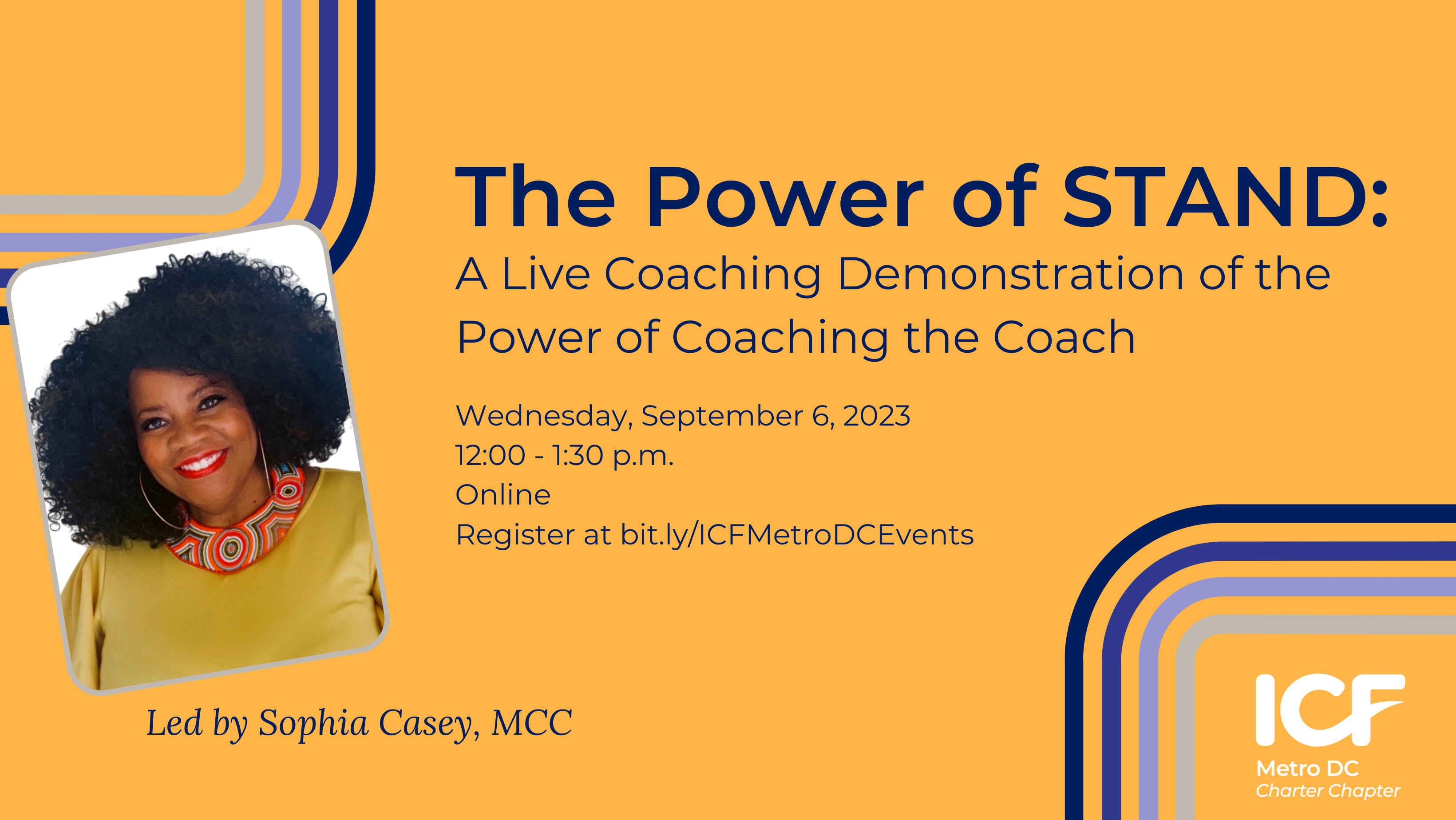 The Power of STAND: A Live Coaching Demonstration of the Power of Coaching the Coach! - Events ...