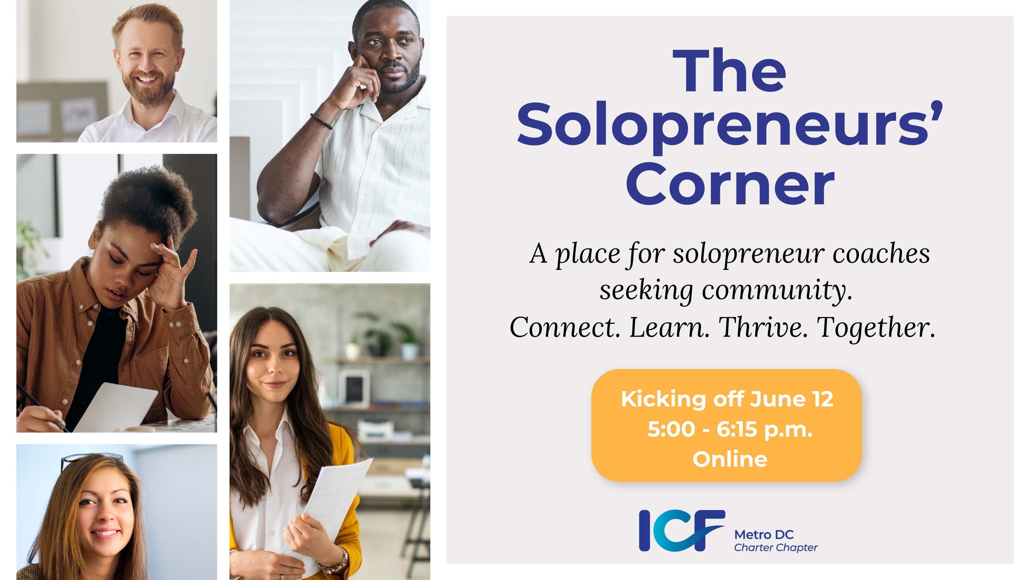 The Solopreneurs' Corner - Events - ICF Metro DC
