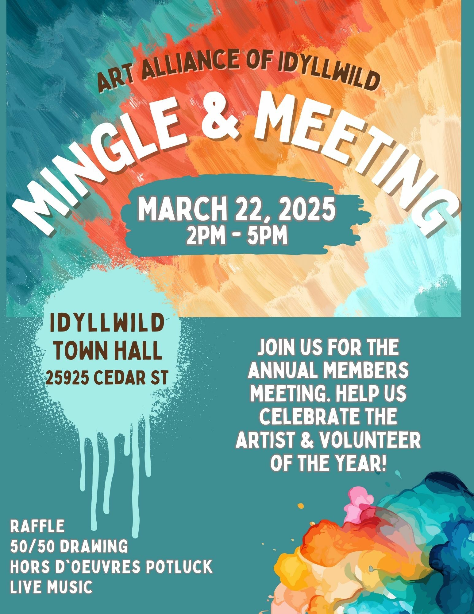 2024 Annual Meeting & Member Mingle - Events - Art Alliance of Idyllwild